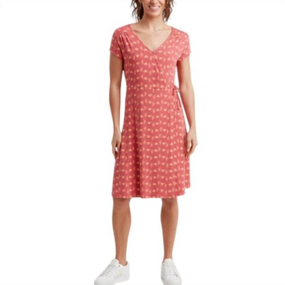 SHERPA | Dresses | New Sherpa Padma Wrap Dress In Mineral Red Nepal ...
